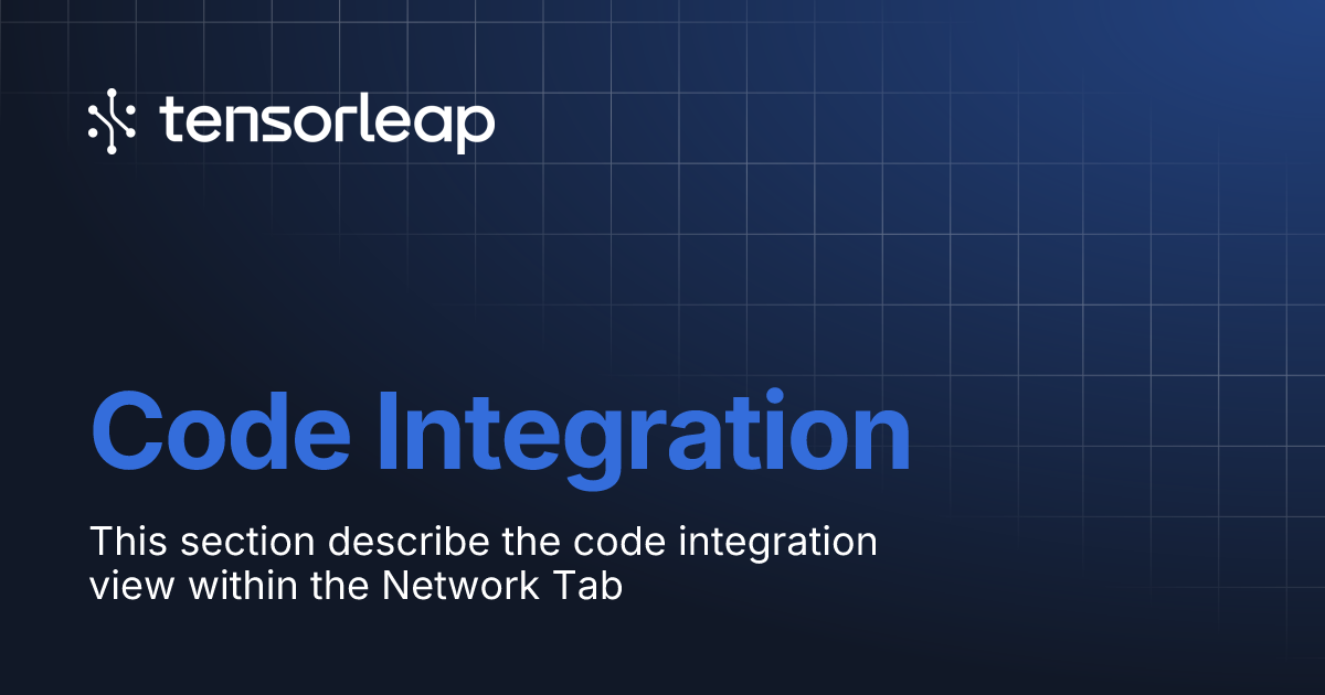 Code Integration | Tensorleap Docs