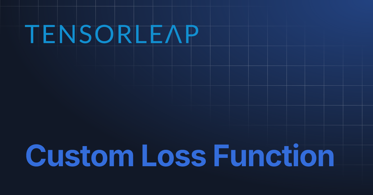 Custom Loss Function | Tensorleap Docs